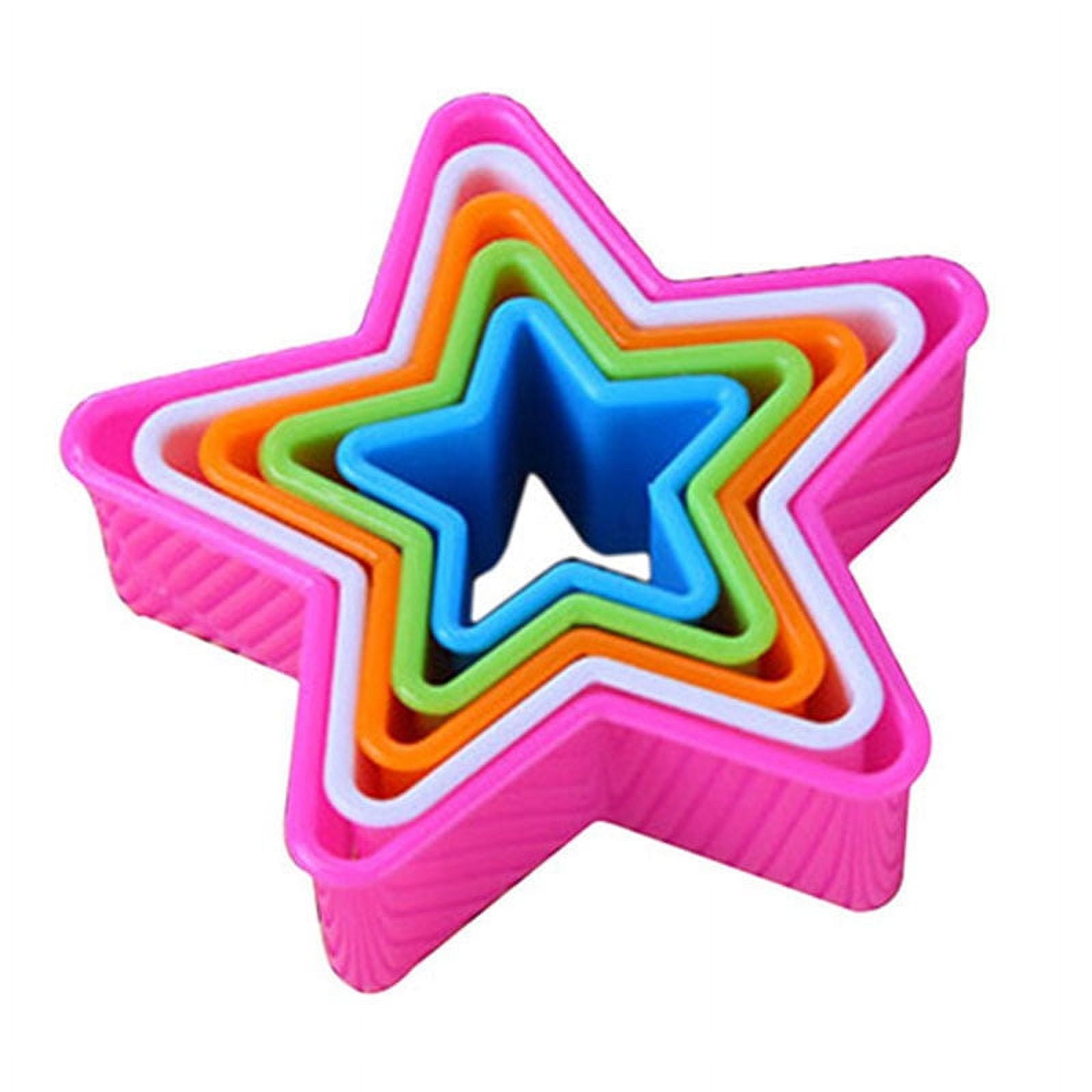 Farfi 5Pcs Fondant Cake Cookie Sugarcraft Cutters Decorating Molds Tool ...