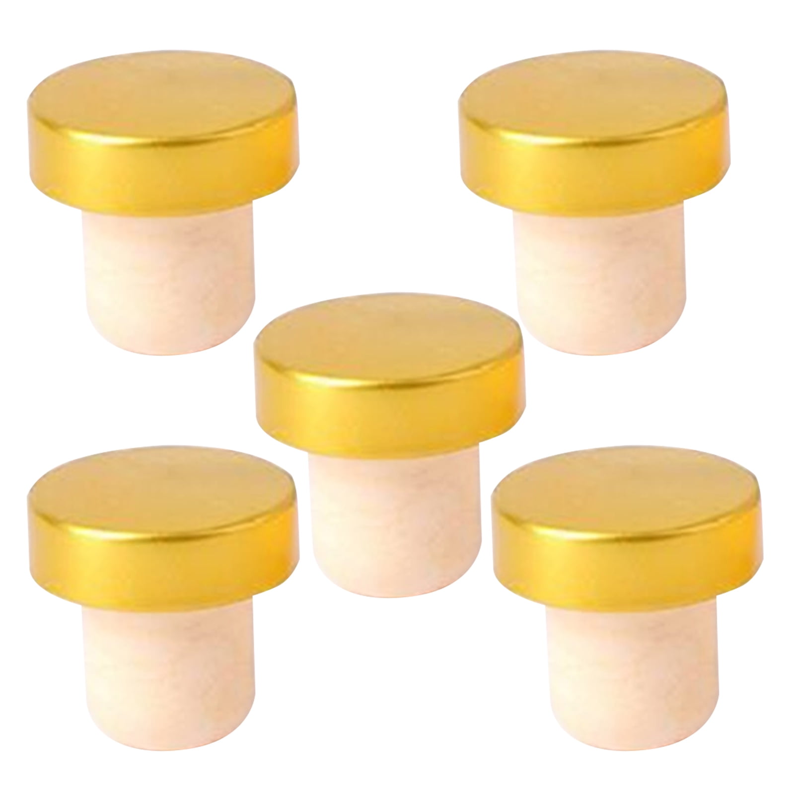 Farfi 5Pcs/Set Bottle Stoppers T-shape Reusable Soft Beer Soda Cork ...