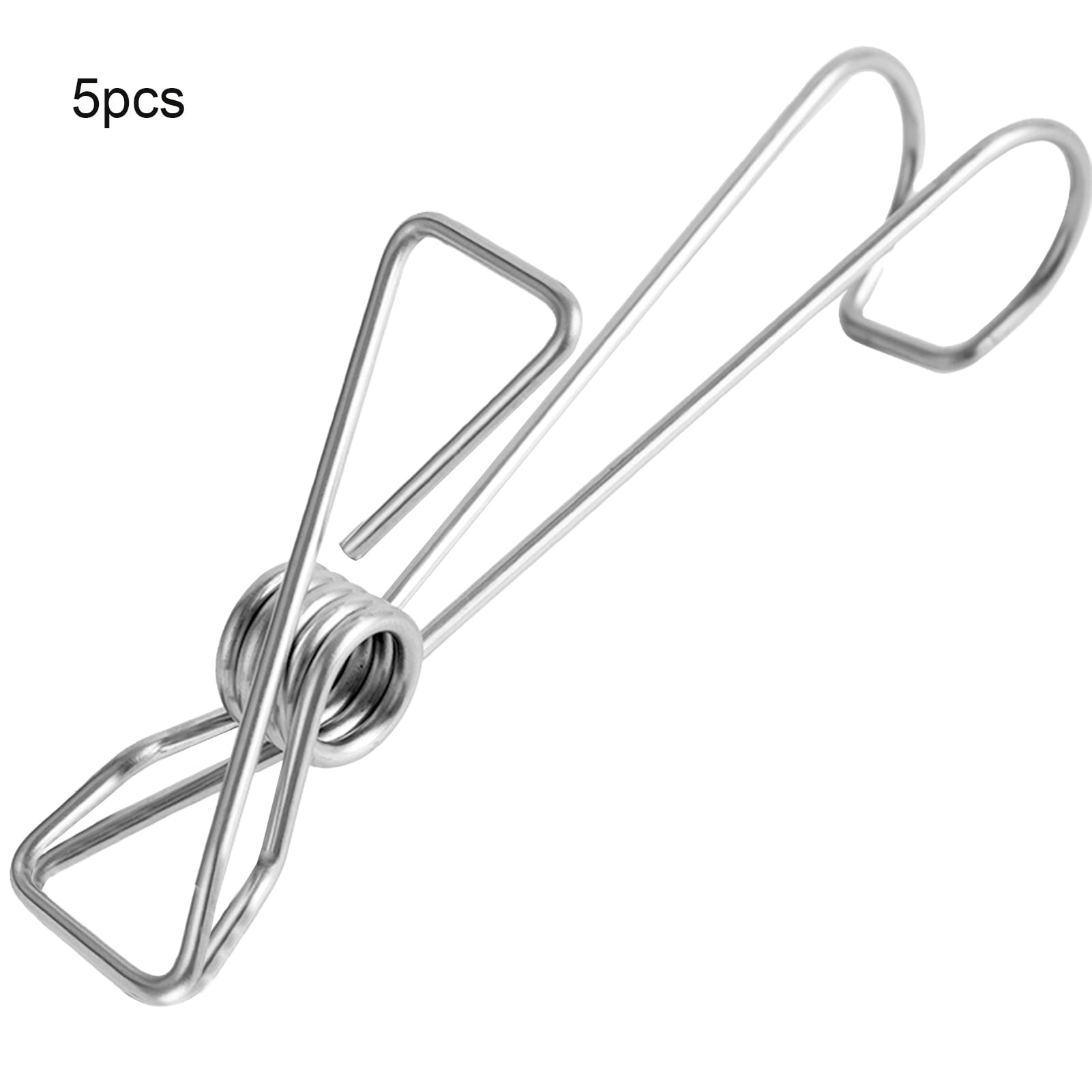 Farfi 5Pcs/Set Clothing Clamps Heavy Duty Multi-purpose Stainless Steel ...