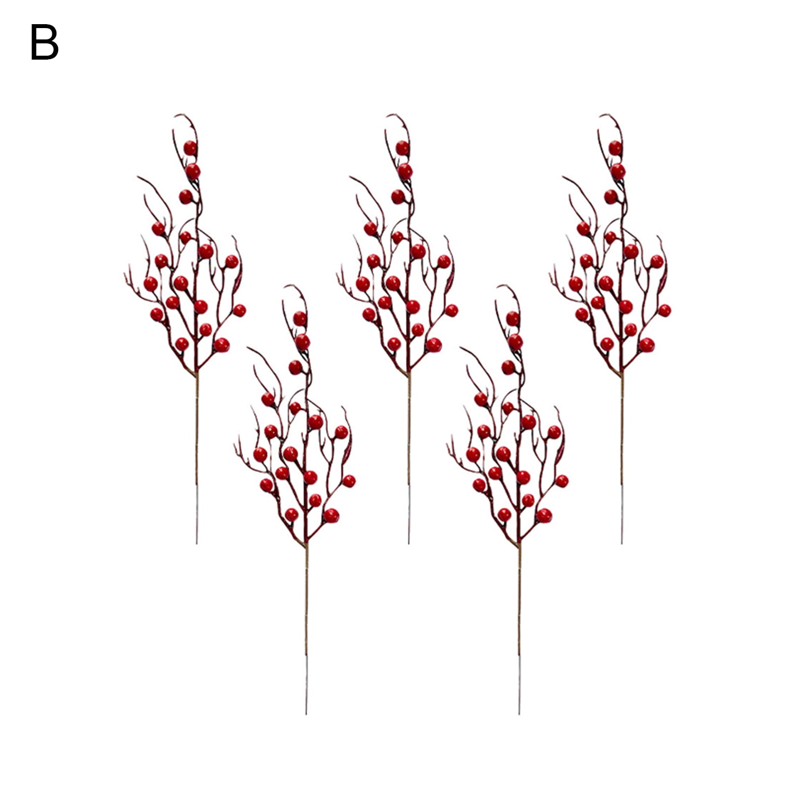 Farfi 5Pcs/Set Vivid Eye catching Artificial Berry Polystyrene ...