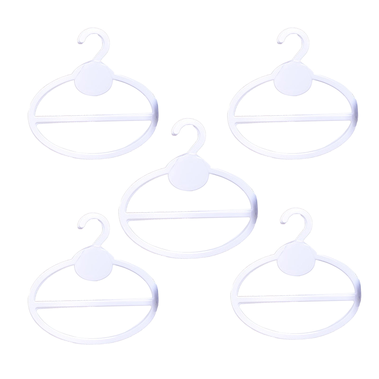 Farfi 5Pcs Shawl Hanger Load-bearing Hanging Plastic Sturdy Scarf Rack ...