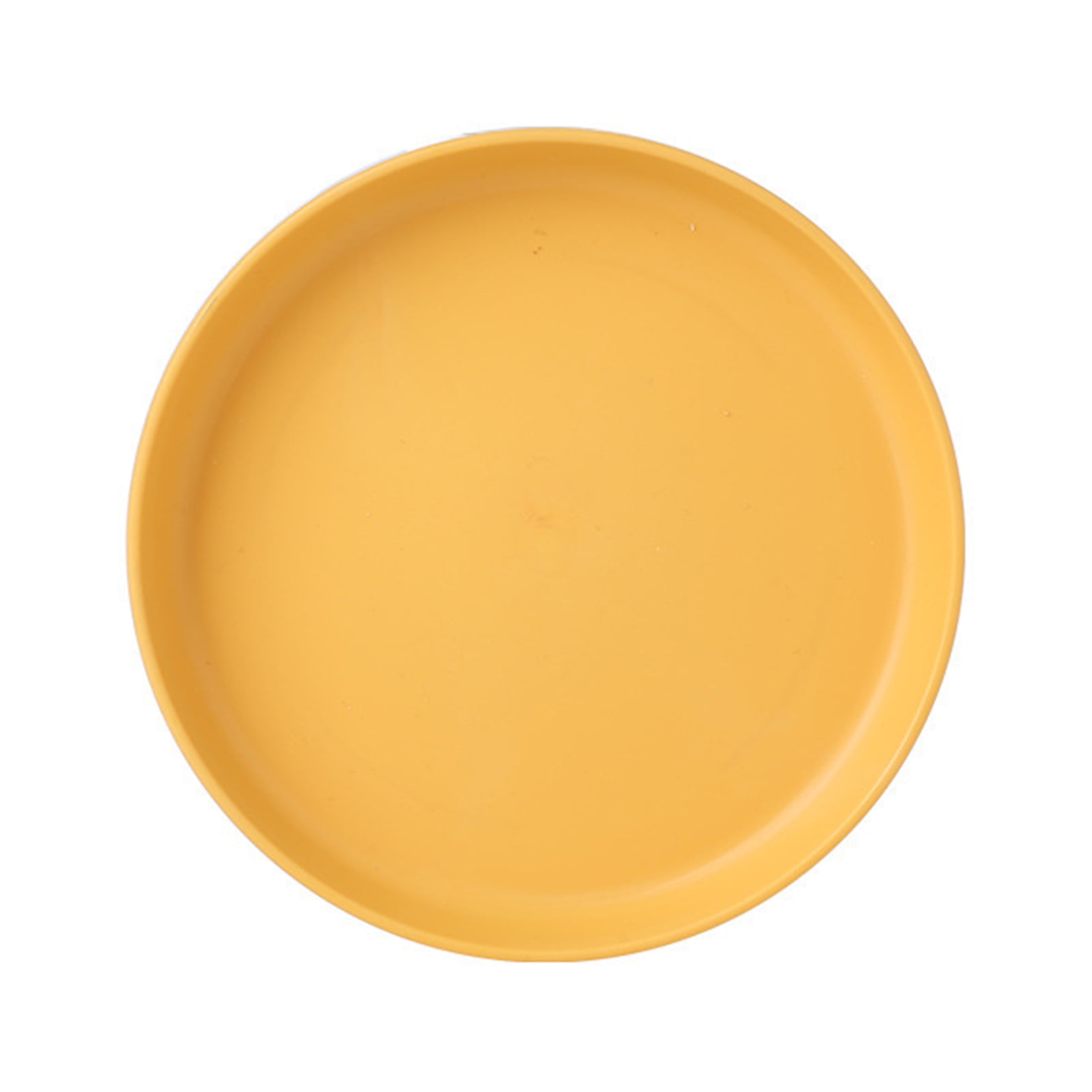 Farfi 6-Inch Dinner Plate Food-grade Stackable Plastic Round Serving ...