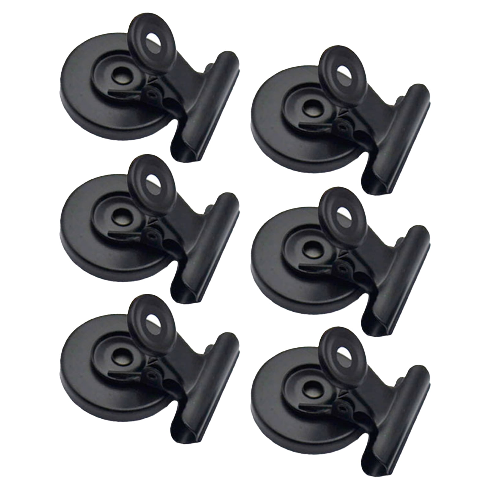 Farfi 6Pcs Magnetic Clip Compact Size Non-slip Metal Messages Photos ...
