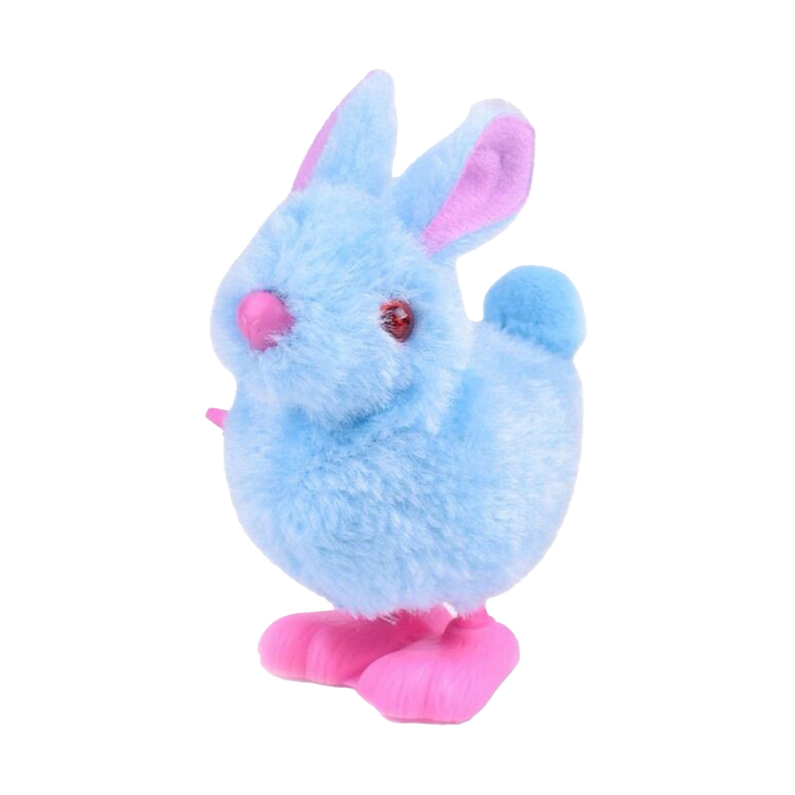 Farfi Adorable Rabbit Shape Clockwork Toy Decor Creative Cute Plastic ...