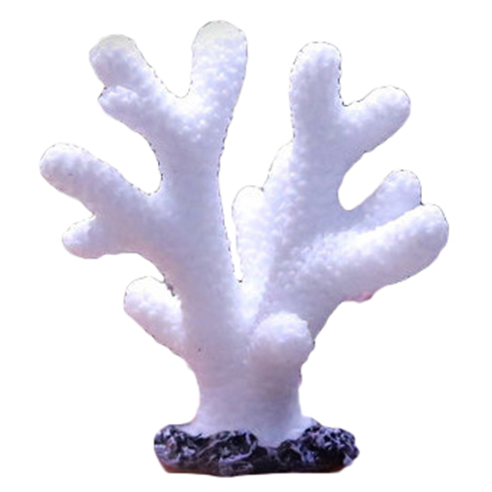 Farfi Aquarium Artificial Resin Coral Fish Tank Non-toxic Landscape ...