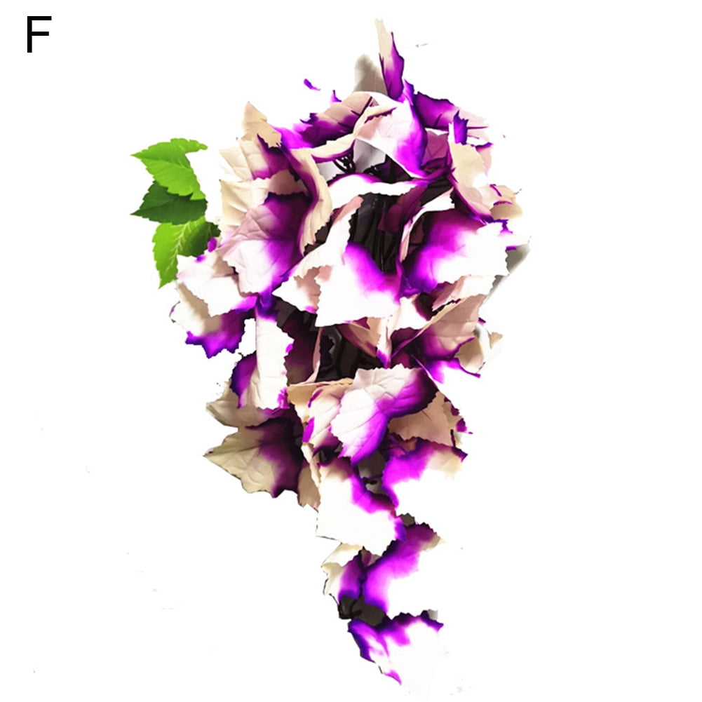 Farfi Aquarium Artificial Water Grass Plant Hanging Leaves Vine Rattan ...