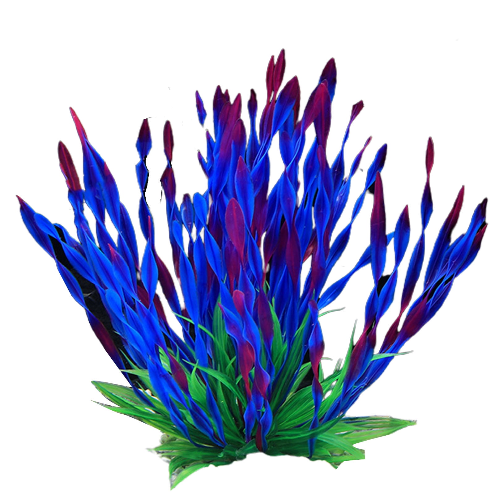 Farfi Aquarium Plant Realistic Appearance Hideout Decor Plastic ...