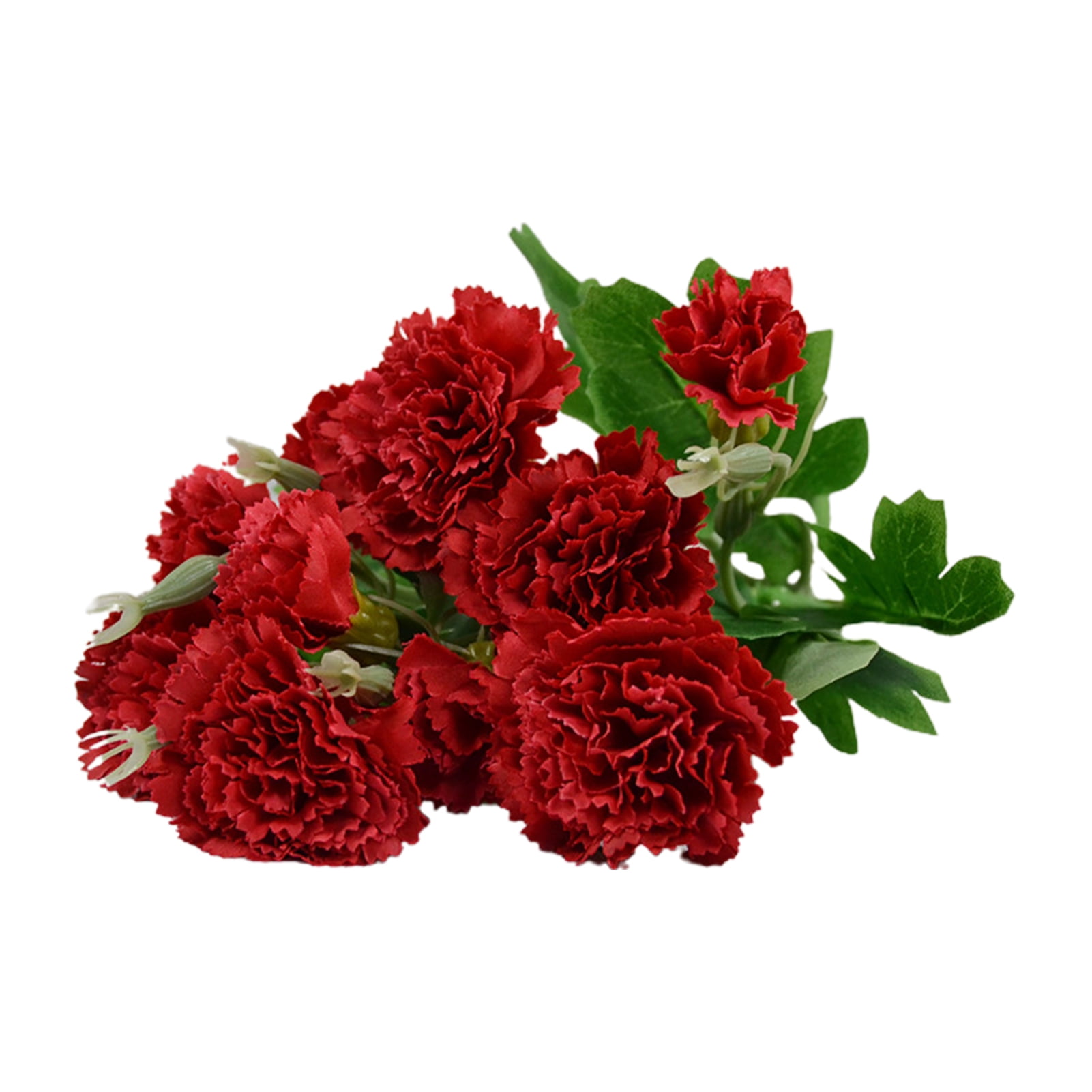 Farfi Artificial Flower Nice-looking Eye-catching Vibrant Carnation ...