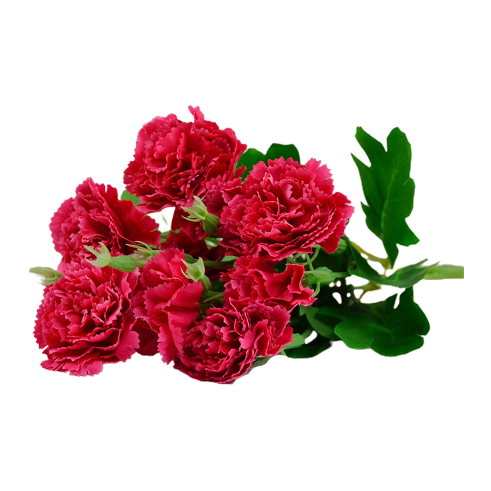Farfi Artificial Flower Nice-looking Eye-catching Vibrant Carnation ...