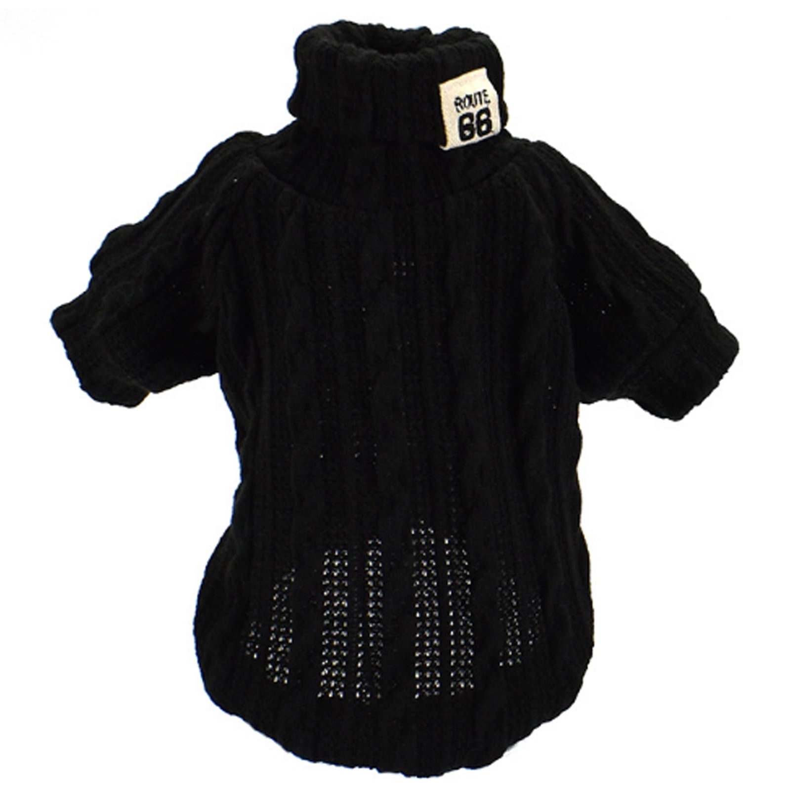 Farfi Autumn Pet Solid Color Turtleneck Knitted Sweater Two-Legged Cat ...