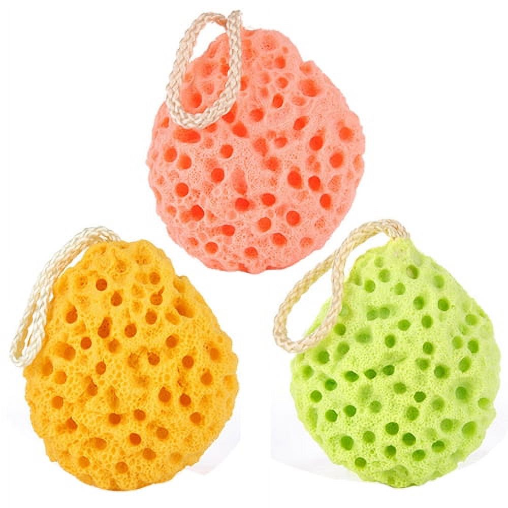 Farfi Baby Shower Bath Rub Sponge Twiddle Child Soft Bathed Clean Brush ...