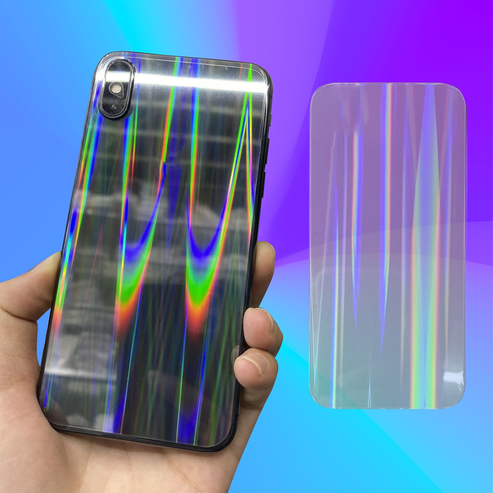 Farfi Back Film Ultra-thin Gradient Transparent Phone Back Screen Full ...