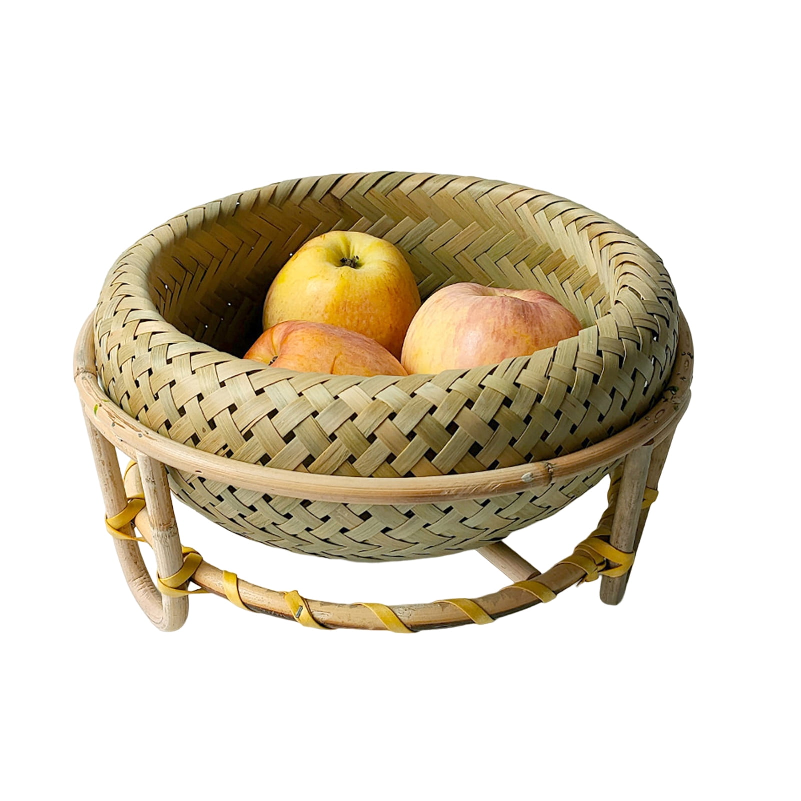 Farfi Bamboo Basket High Load Bearing Leak-proof Fall-resistant Stable ...