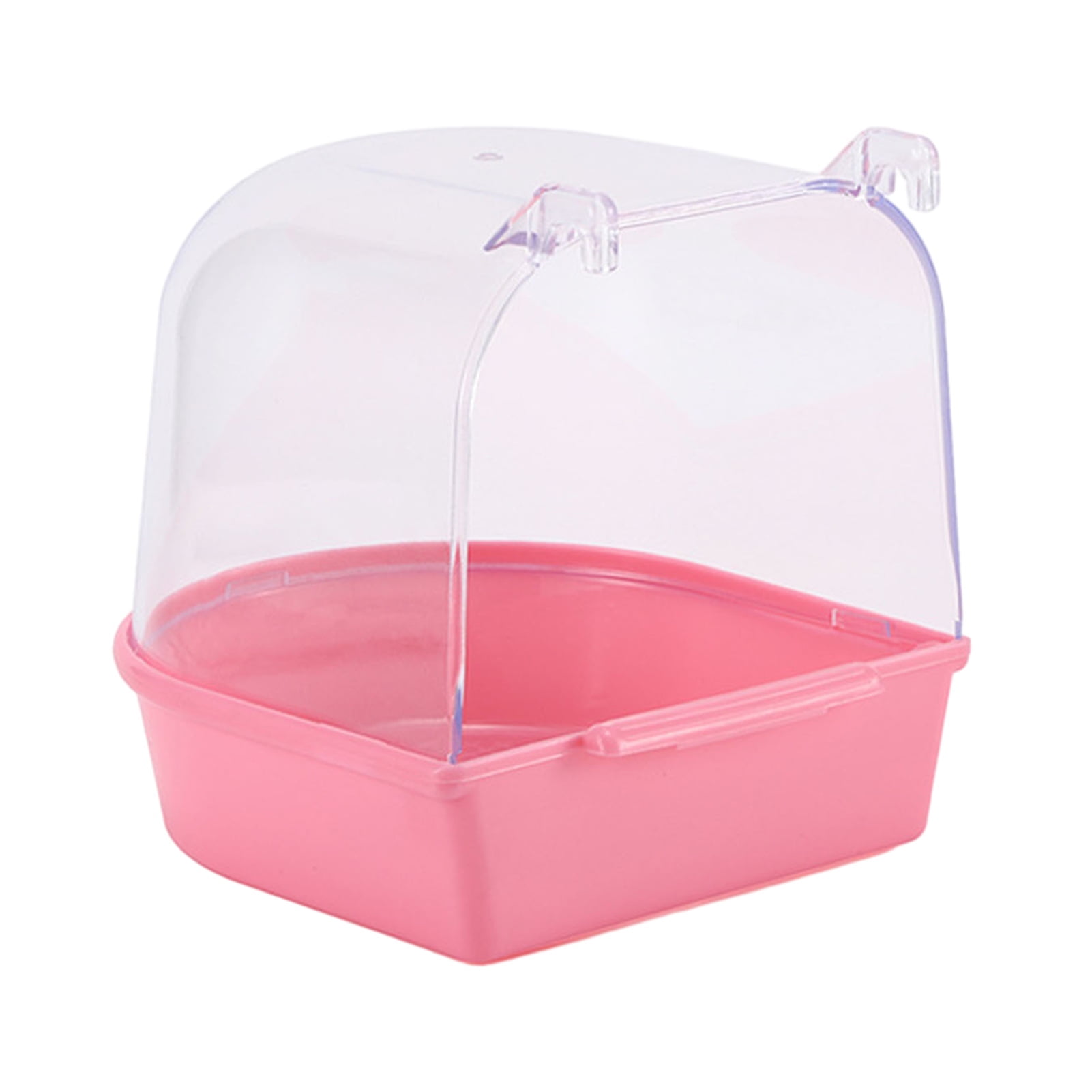 Farfi Bird Bathtub Easy to Clean Transparent Bird Bath Cage Convenient ...