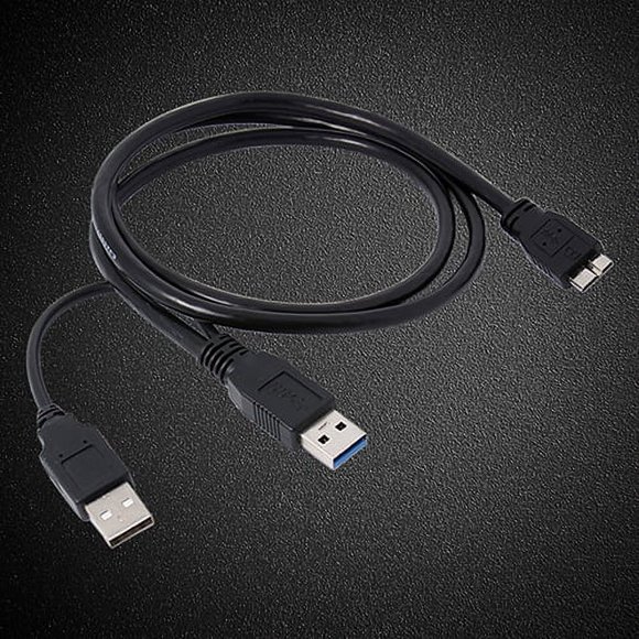 Dual Micro B Usb Power Cable