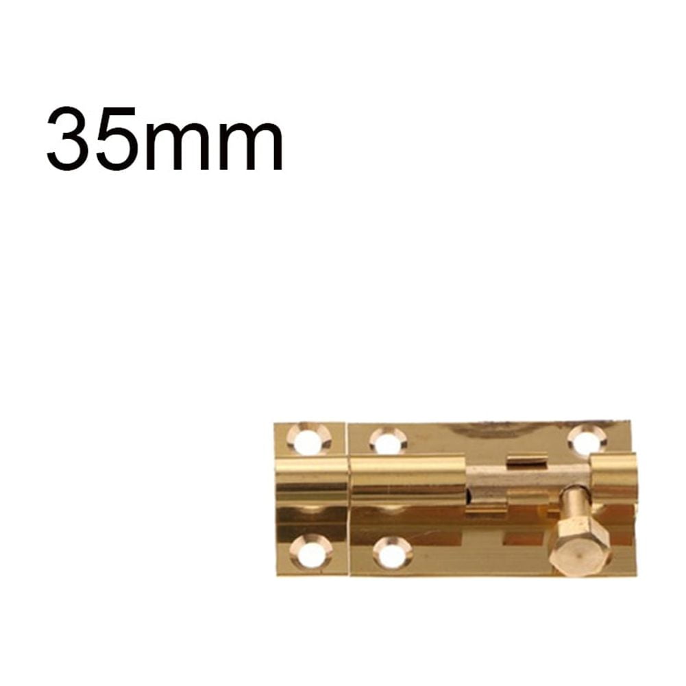Farfi Brass Door Slide Catch Lock Bolt Latch Home Gate Wardrobe Window ...