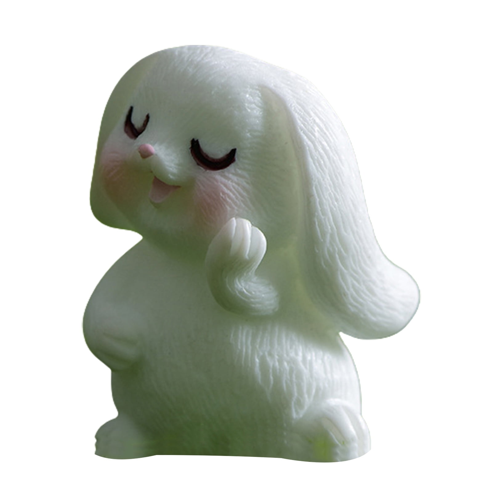 Farfi Bunny Figurine Cartoon Realistic Sturdy Lovely Animal Rabbit ...