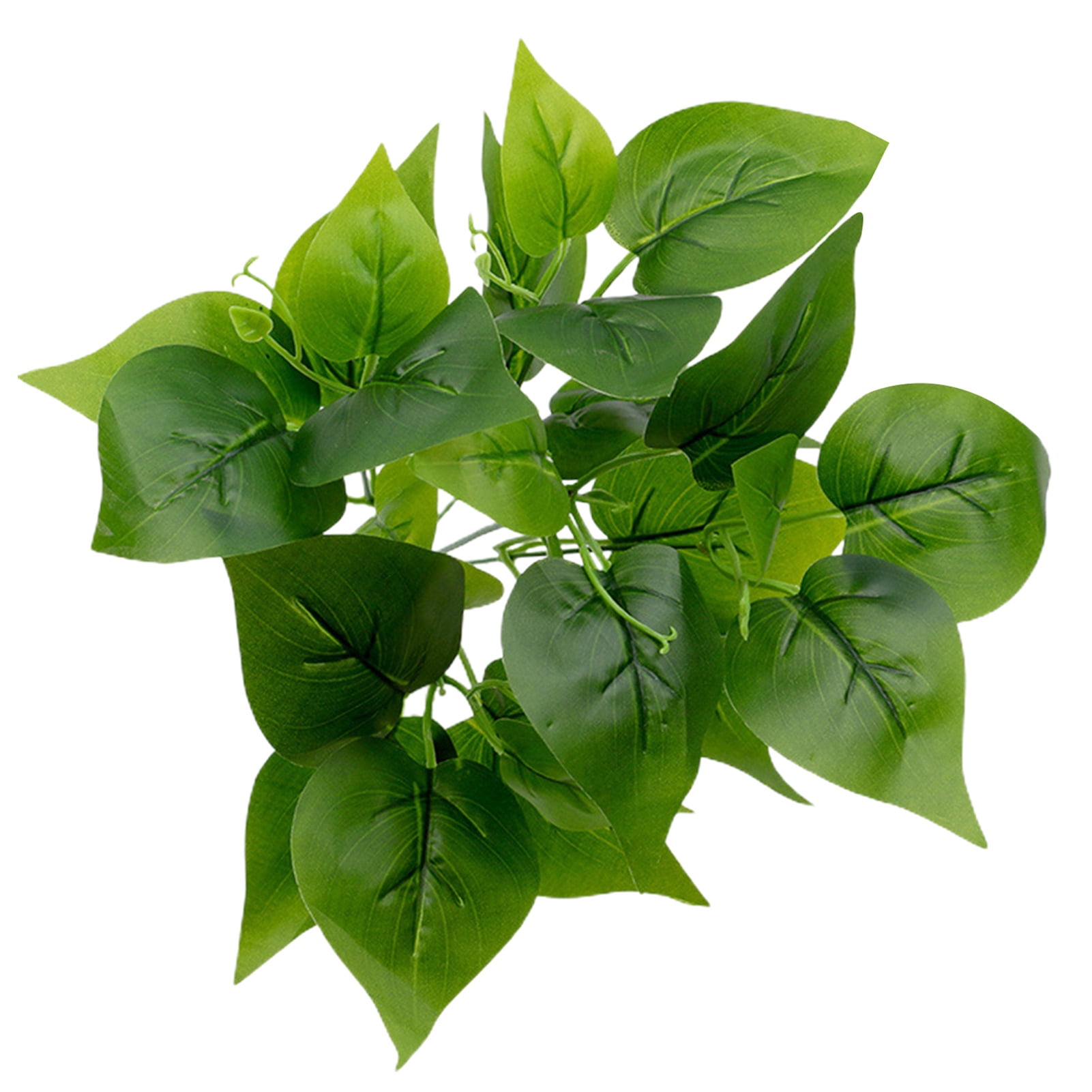 Farfi Clear Texture Artificial Leaf Fadeless Plastic Floral Arrangement ...