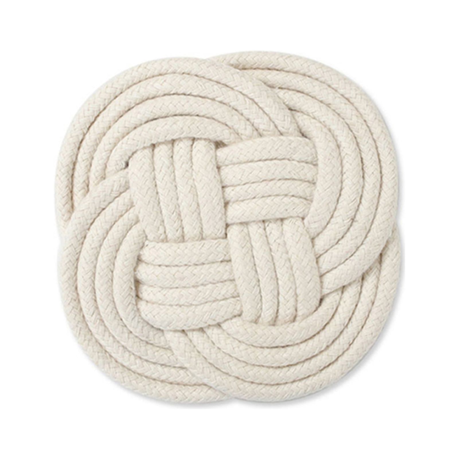 Farfi Coaster Handmade Heat Insulation Nordic Style Rattan Thread Jute ...