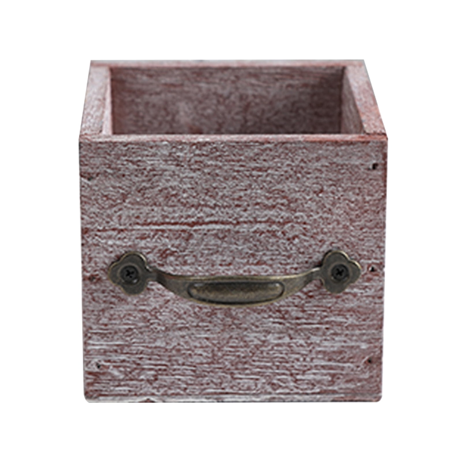 Farfi Cube Decorative Flower Basket Reusable Wood Flower Arrangement ...