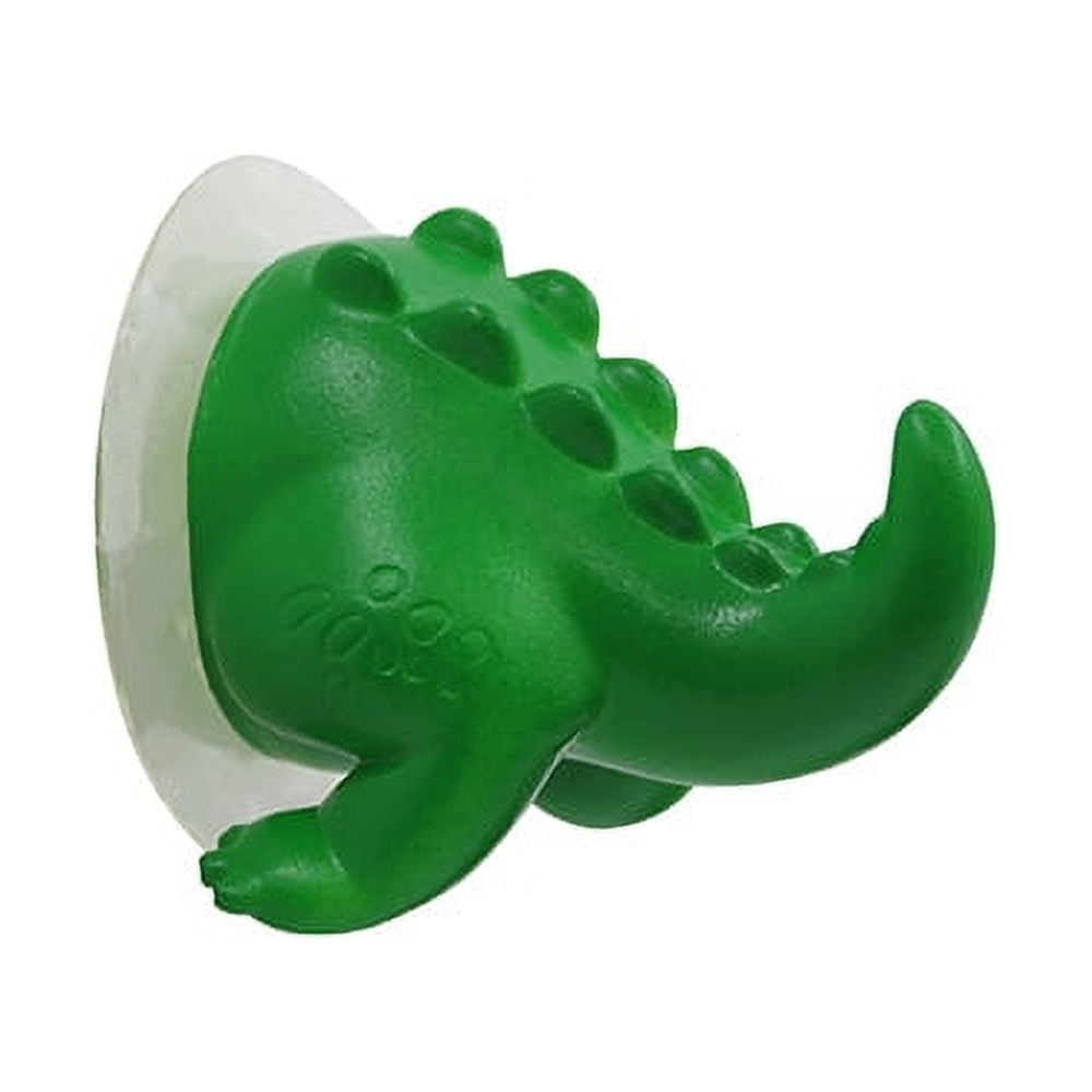 Farfi Cute Cartoon Animal Tail Sucker Suction Hook Baby Bathroom Towel Hanger Holder (Green ...