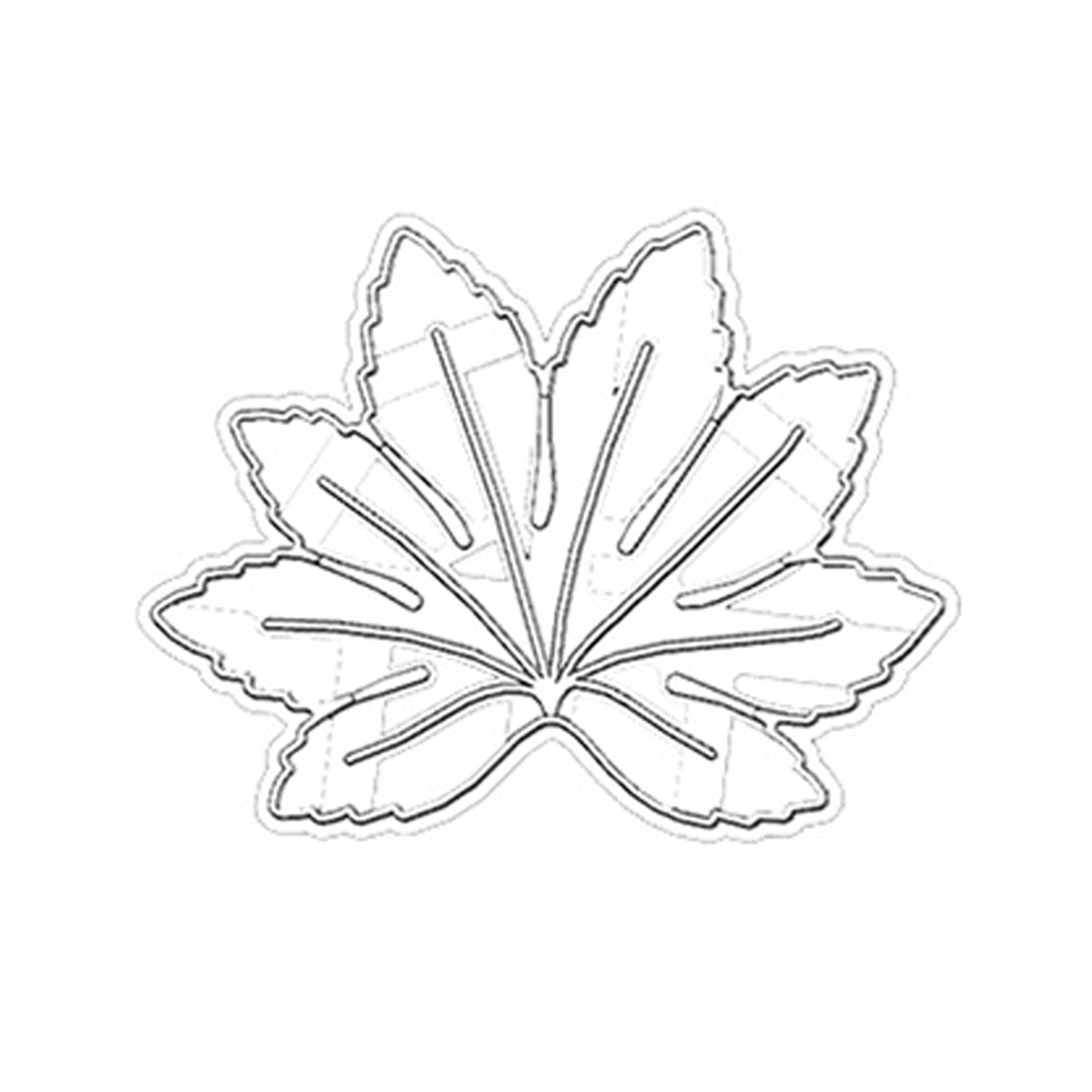 Farfi DIY Leaves Shape Cookie Cutters Plastic Bread Baking Biscuit ...