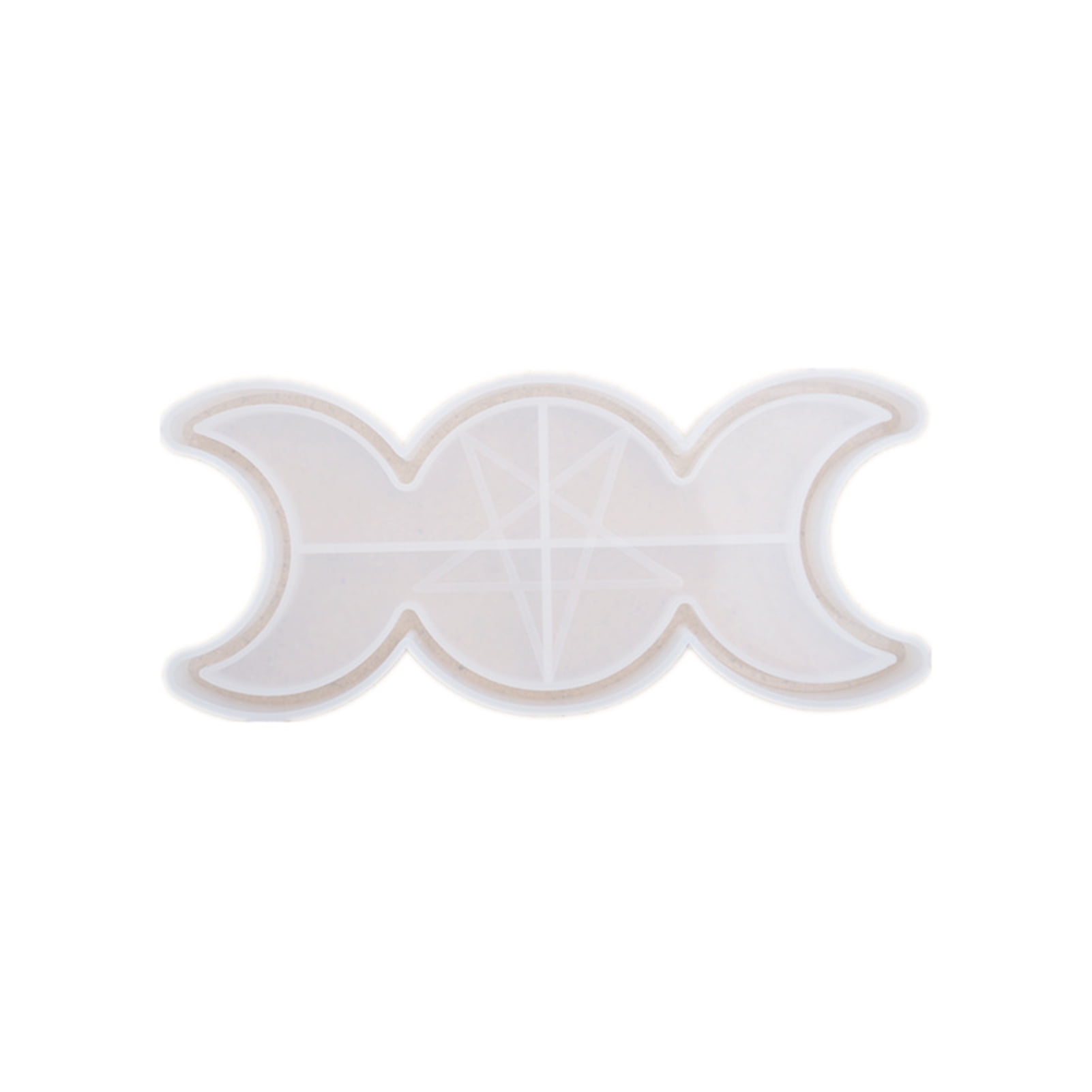 Farfi Decorative Craft DIY Epoxy Sun Moon Phase Plates Box Pentagram ...