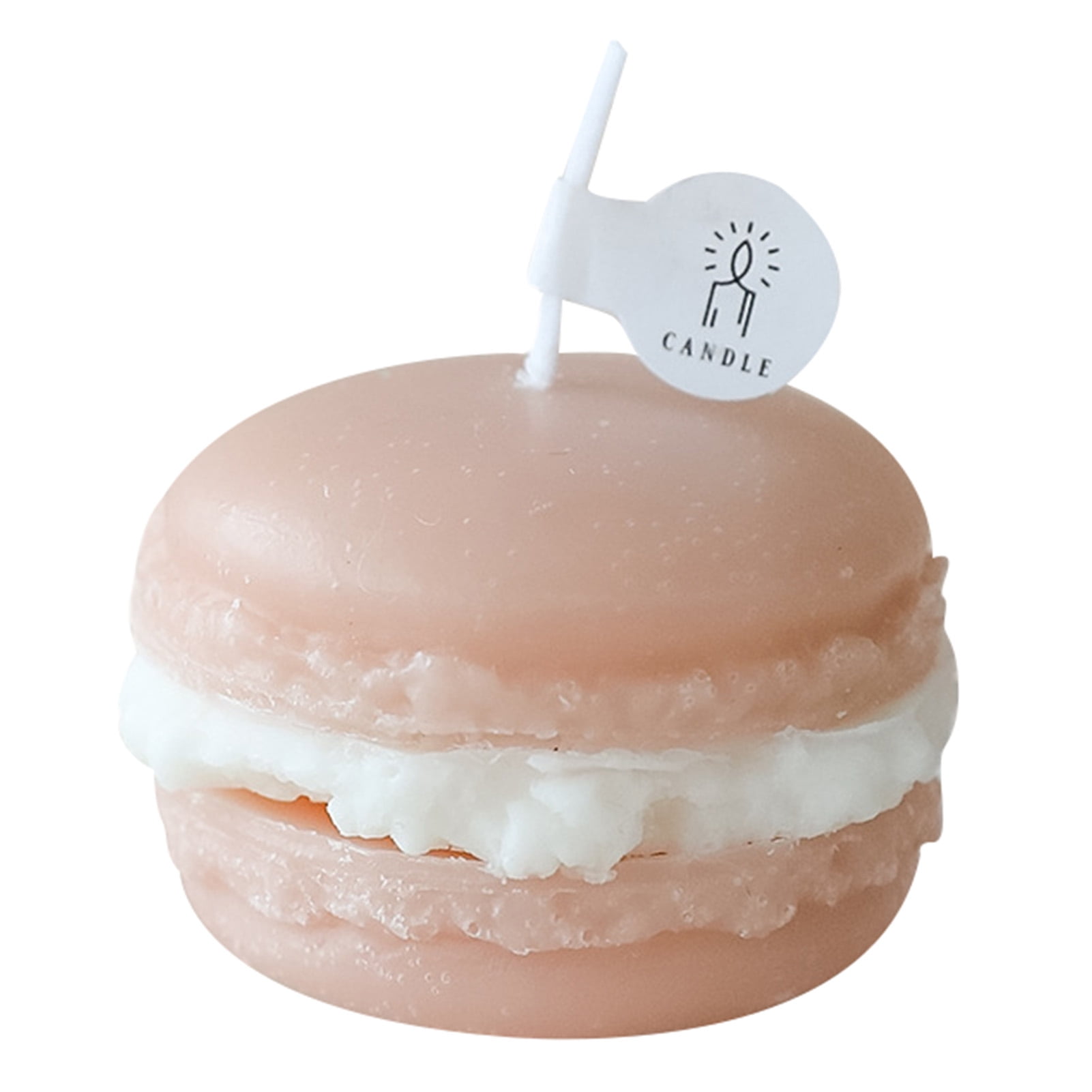 Farfi Decorative Scented Candle Nice-looking Bright Color Macaron Shape ...