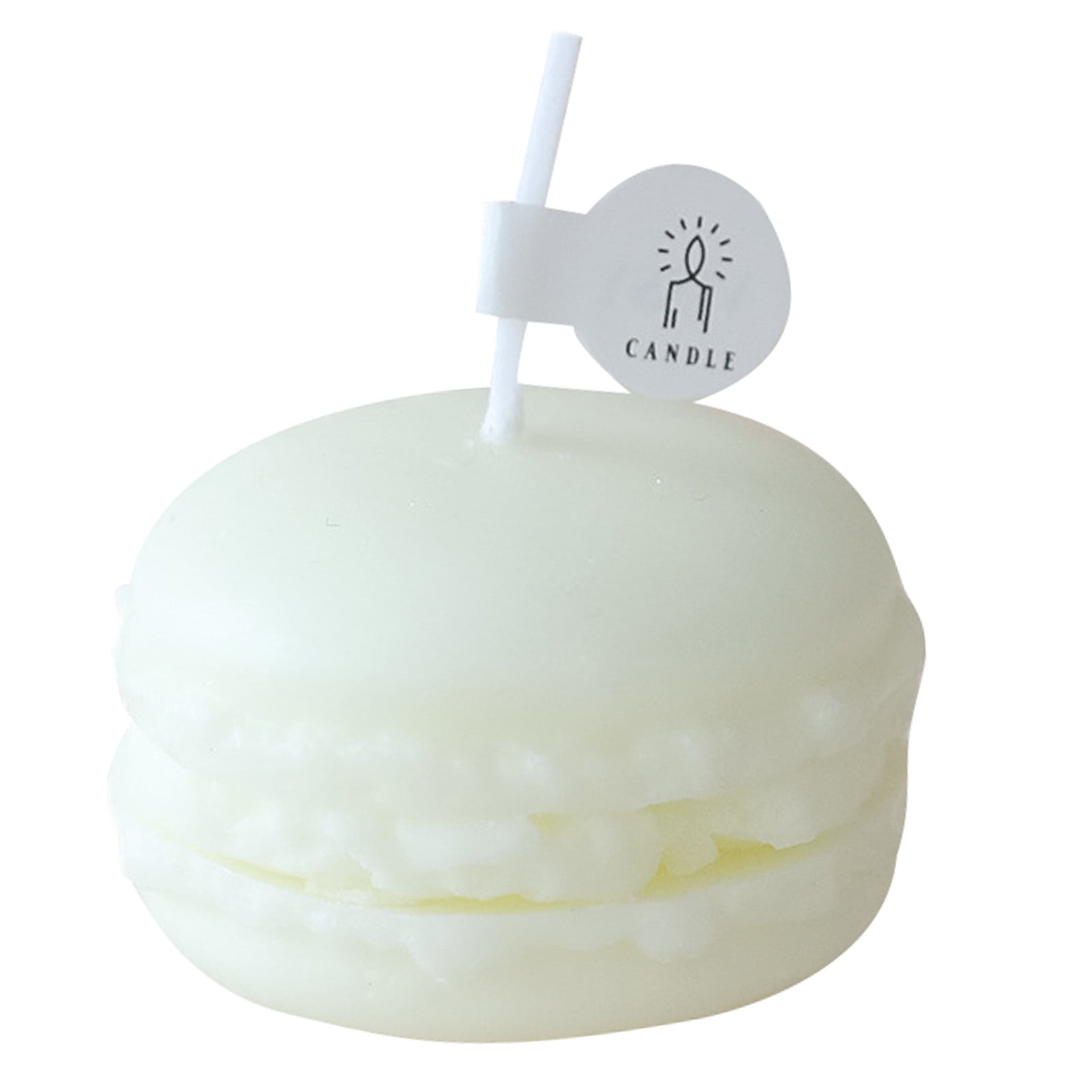 Farfi Decorative Scented Candle Nice-looking Bright Color Macaron Shape ...