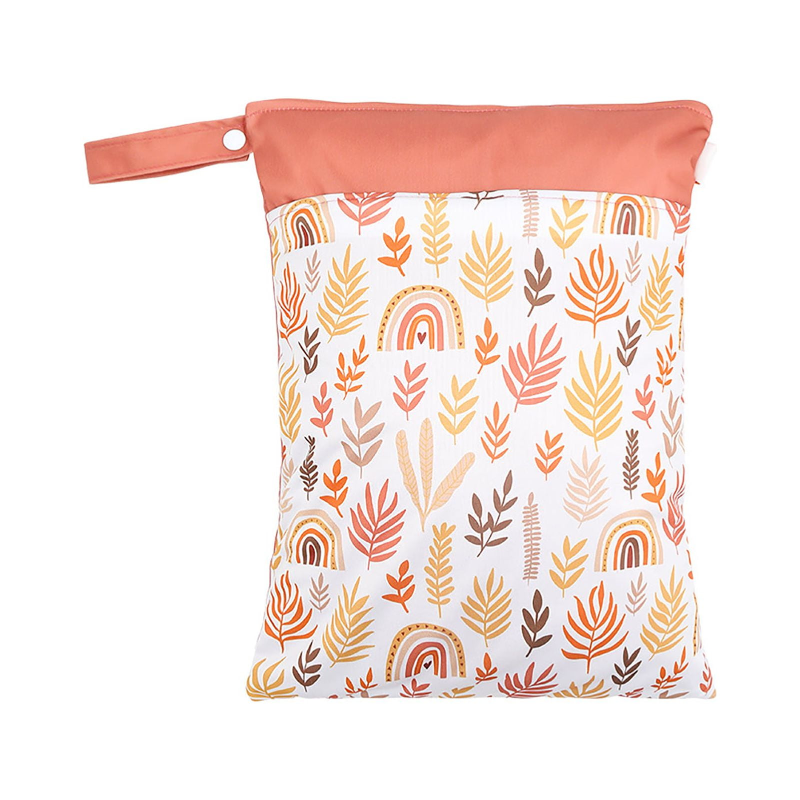 Farfi Diaper Storage Bag with Snap Handle 2 Pockets Design PUL Baby ...