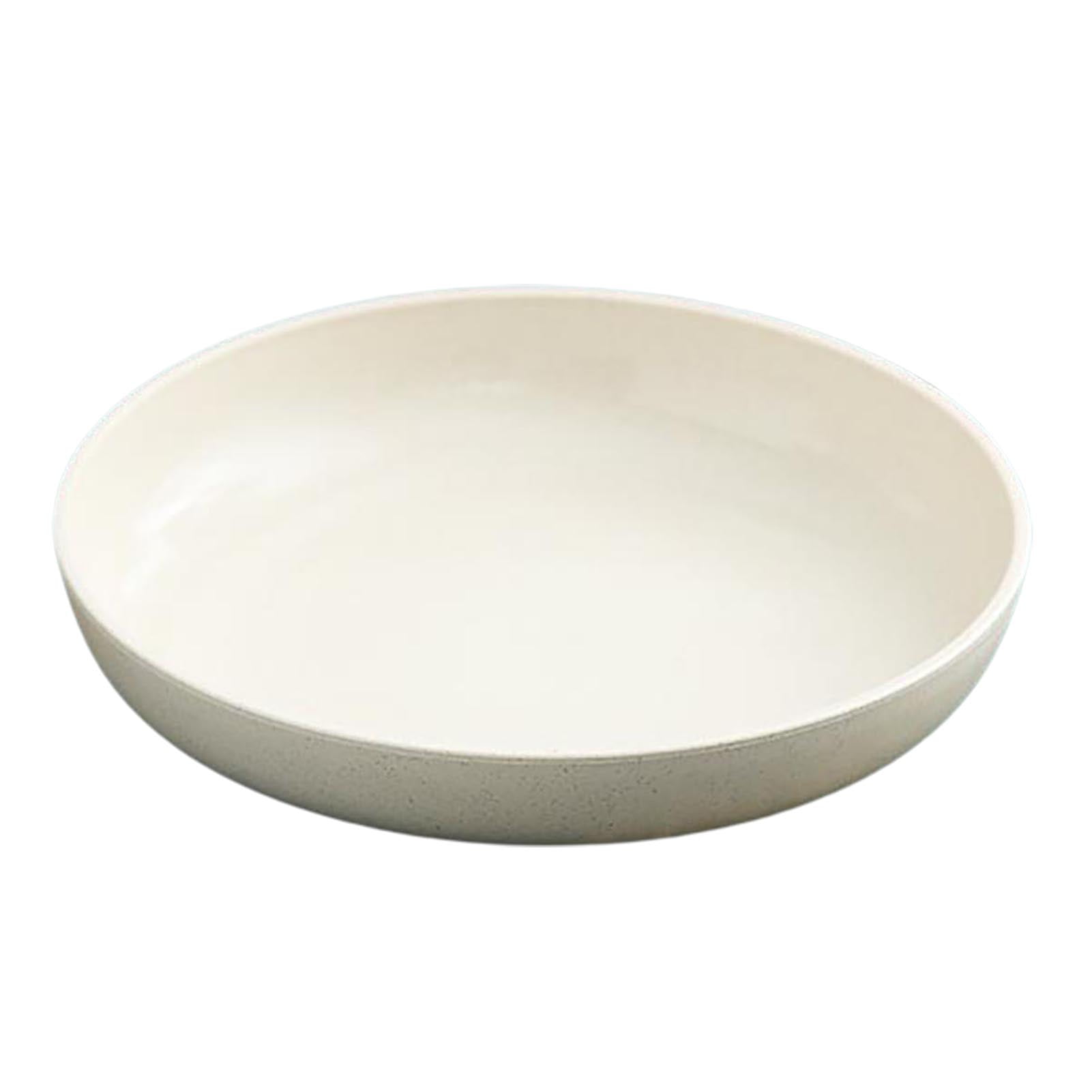 Farfi Dinner Plate Solid Color Smooth Surface Easy Cleaning Microwave ...