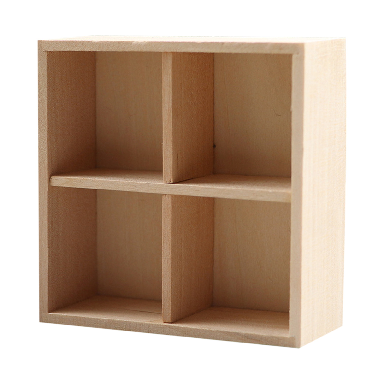 Farfi Dollhouse Cabinet Realistic Decorative Anti-crack 1:12 Scale Mini ...