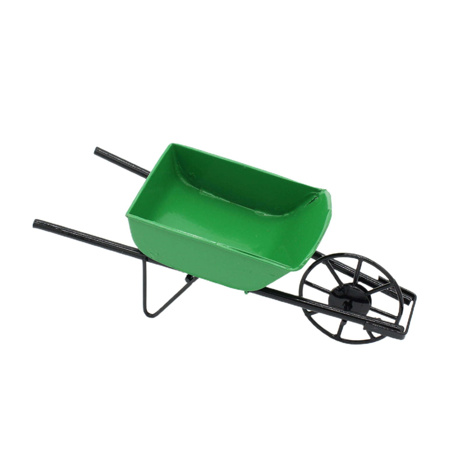 Farfi Dollhouse Push Cart High Details Decoration Metal Mini ...