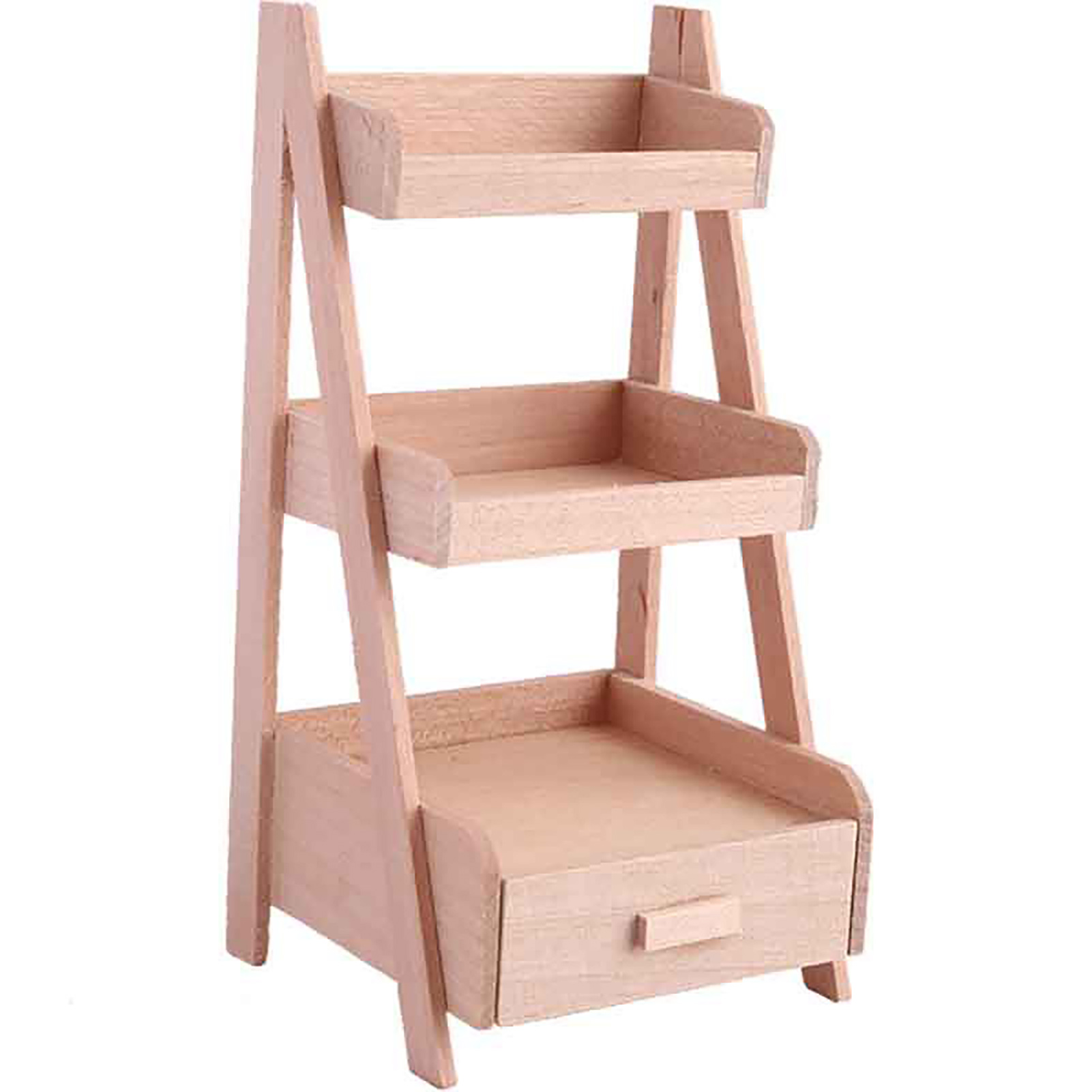 Farfi Dollhouse Shelf Cute Anti-deformed Compact Mini Furniture Flower ...