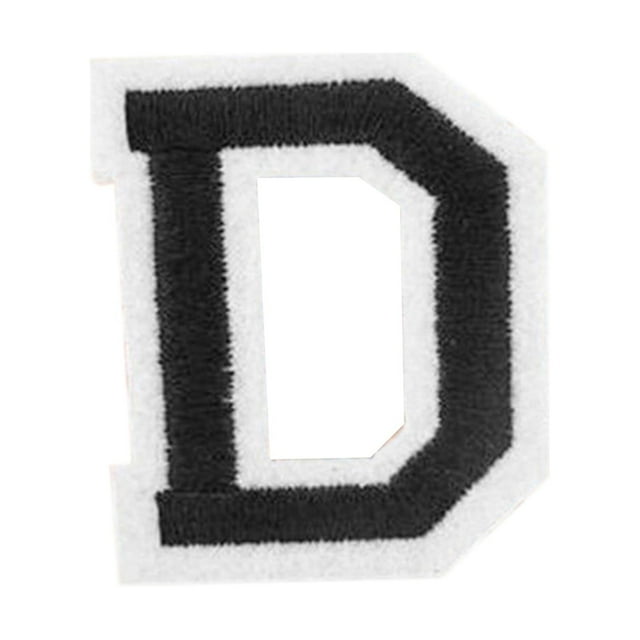 Farfi English Alphabet Letter A-Z Embroidered Sew Iron On Patch Badge ...