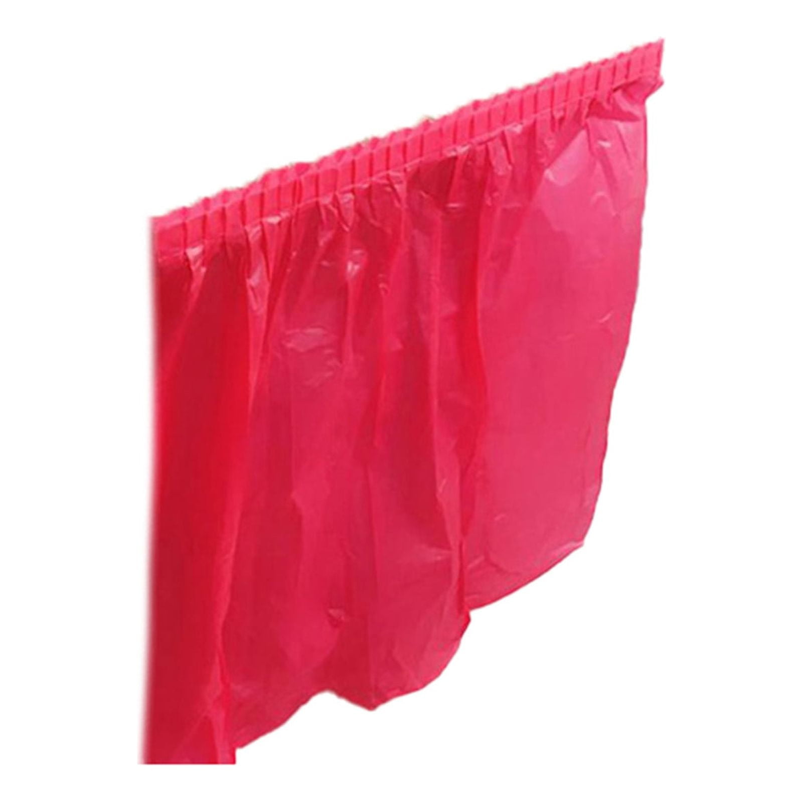 Farfi Eye-catching Table Skirt Washable PEVA Decorative Waterproof Desk ...