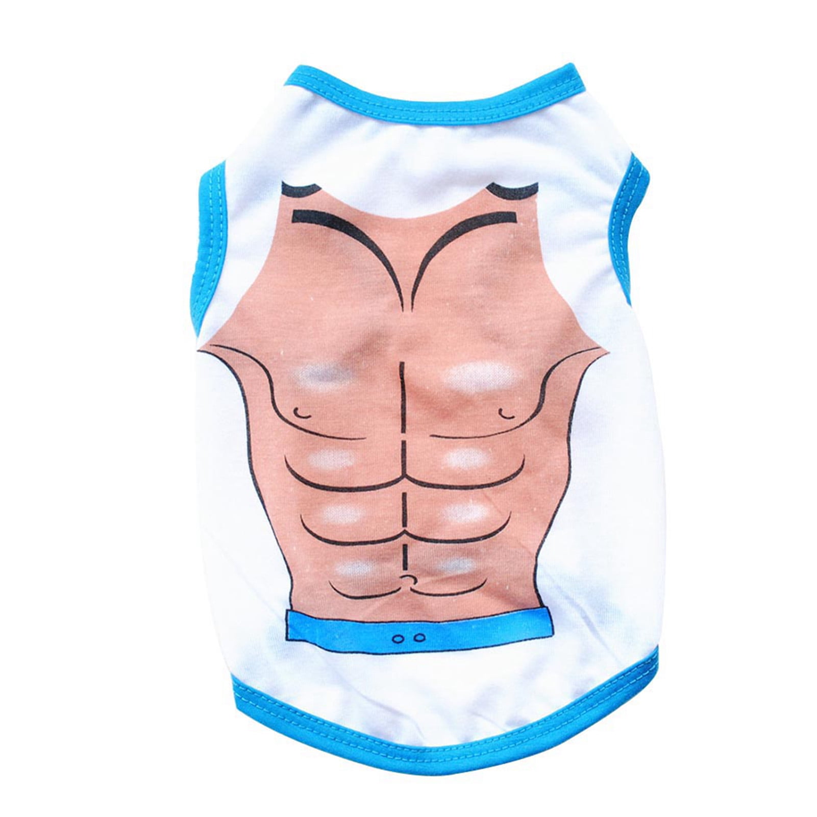 Farfi Fashion Dog Pet Puppy Pectoralis Bikini Sleeveless Clothes Vest Apparel Gift (Pectoralis,M ...