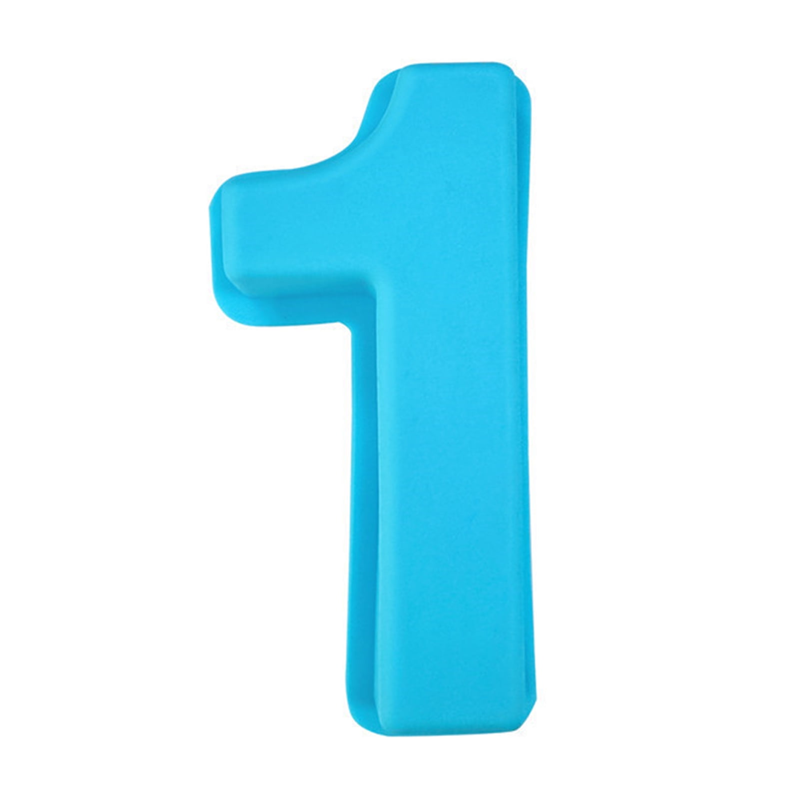 Farfi Flexible Cake Mold Non-stick Silicone Clear Texture 3D Numbers ...