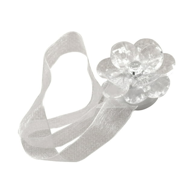 Farfi Floral Flower Magnetic Tiebacks Voile Net Door Window Curtains ...