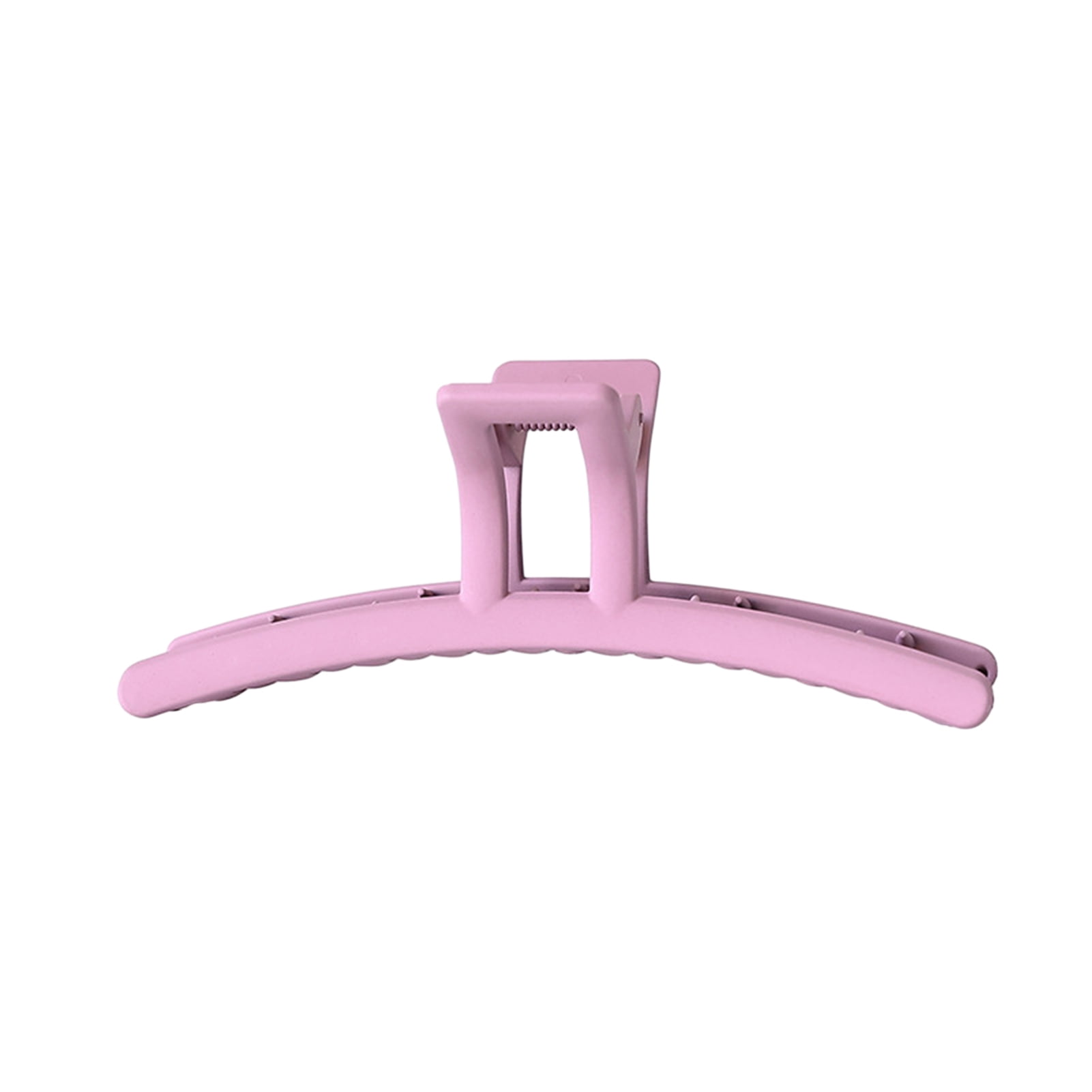 Farfi Frosted Non-slip Crossing Teeth Hair Claw Spring Design Solid ...