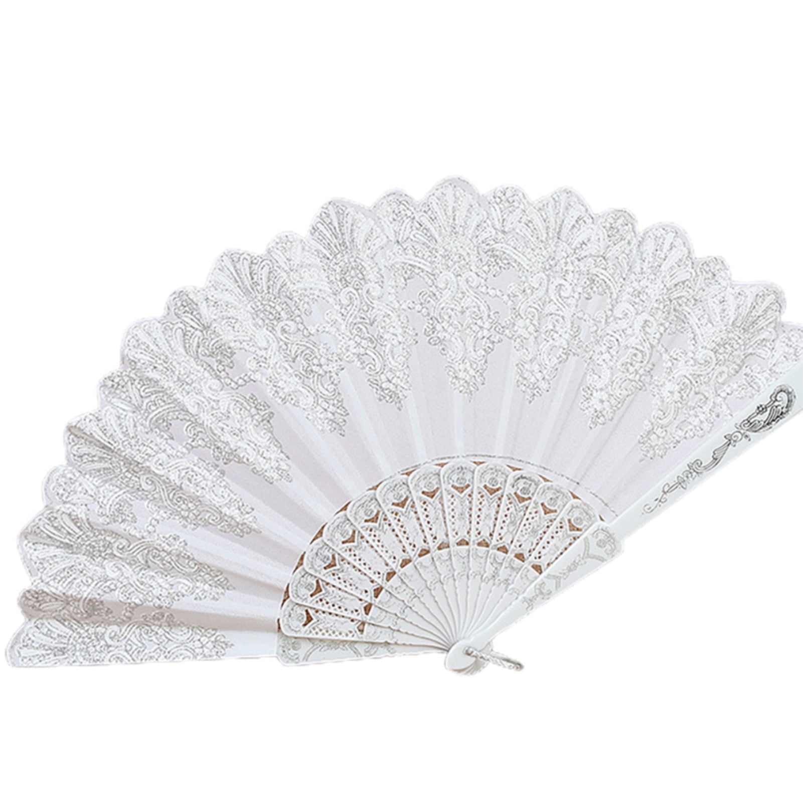 Farfi Hand Held Fan Embroidered Hot Stamping Chinese Style Art Craft ...