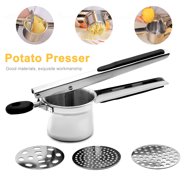 Priority Chef Large 15oz Potato Ricer, Heavy Duty Stainless Steel Ricer ...