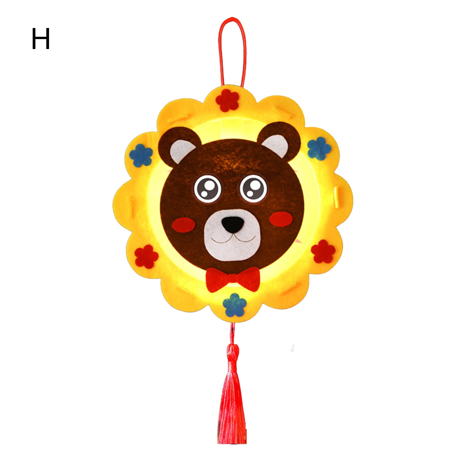 Farfi LED Lantern Creative Pattern Energy-saving Fabric Chinese New ...