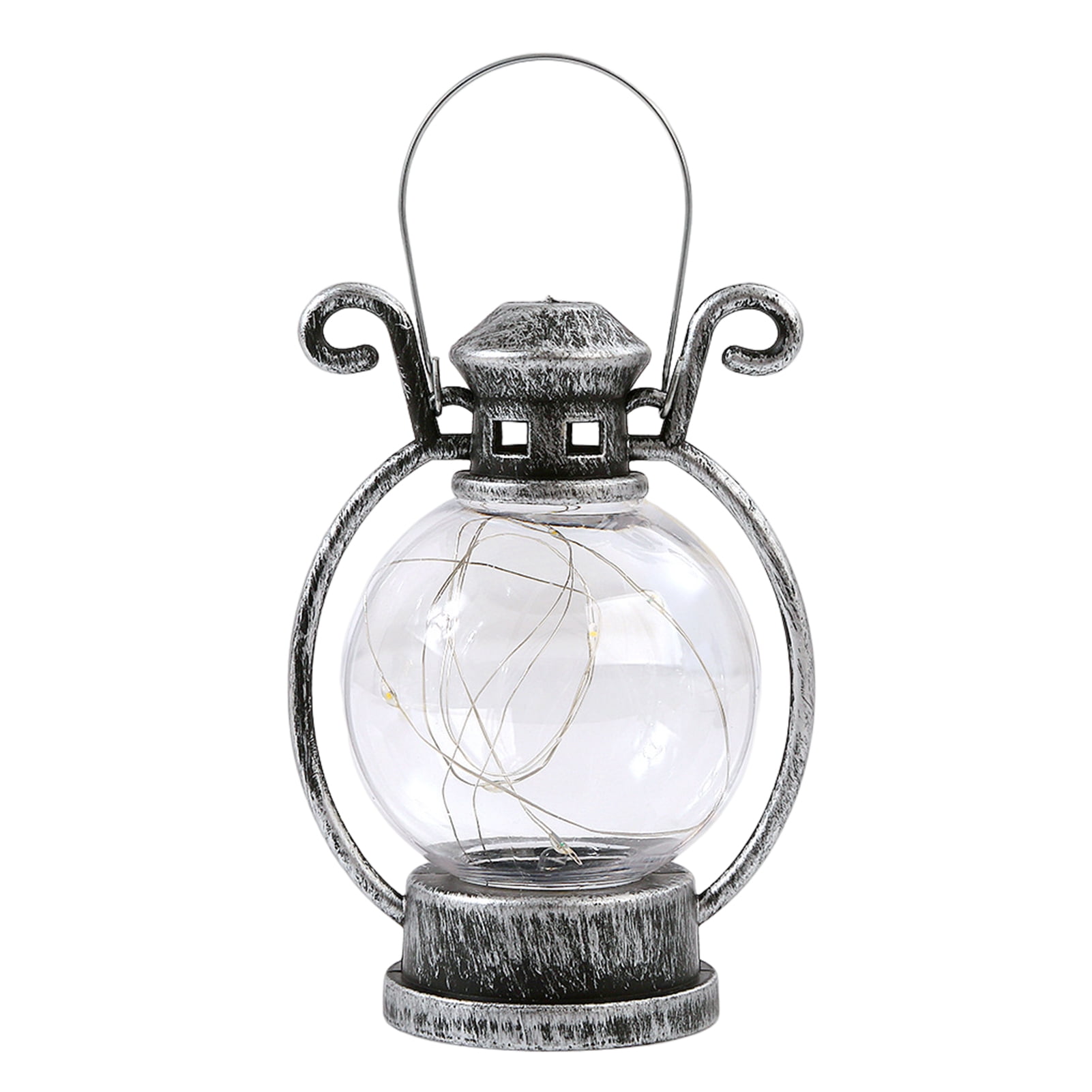 Farfi LED Lantern Vintage Battery Operated Portable Handle Home Decor ...