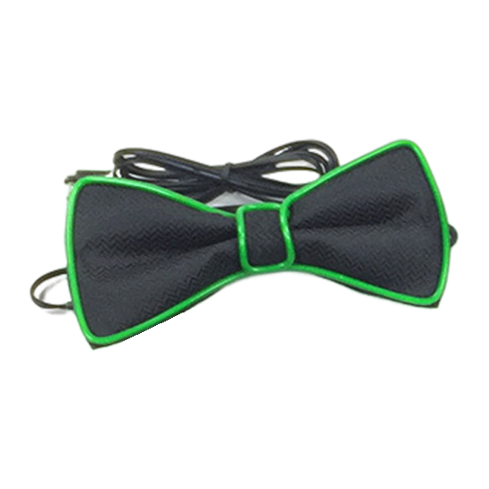 Farfi LED Light Up Bow Tie with Flashing Modes Adjustable Long-lasting ...