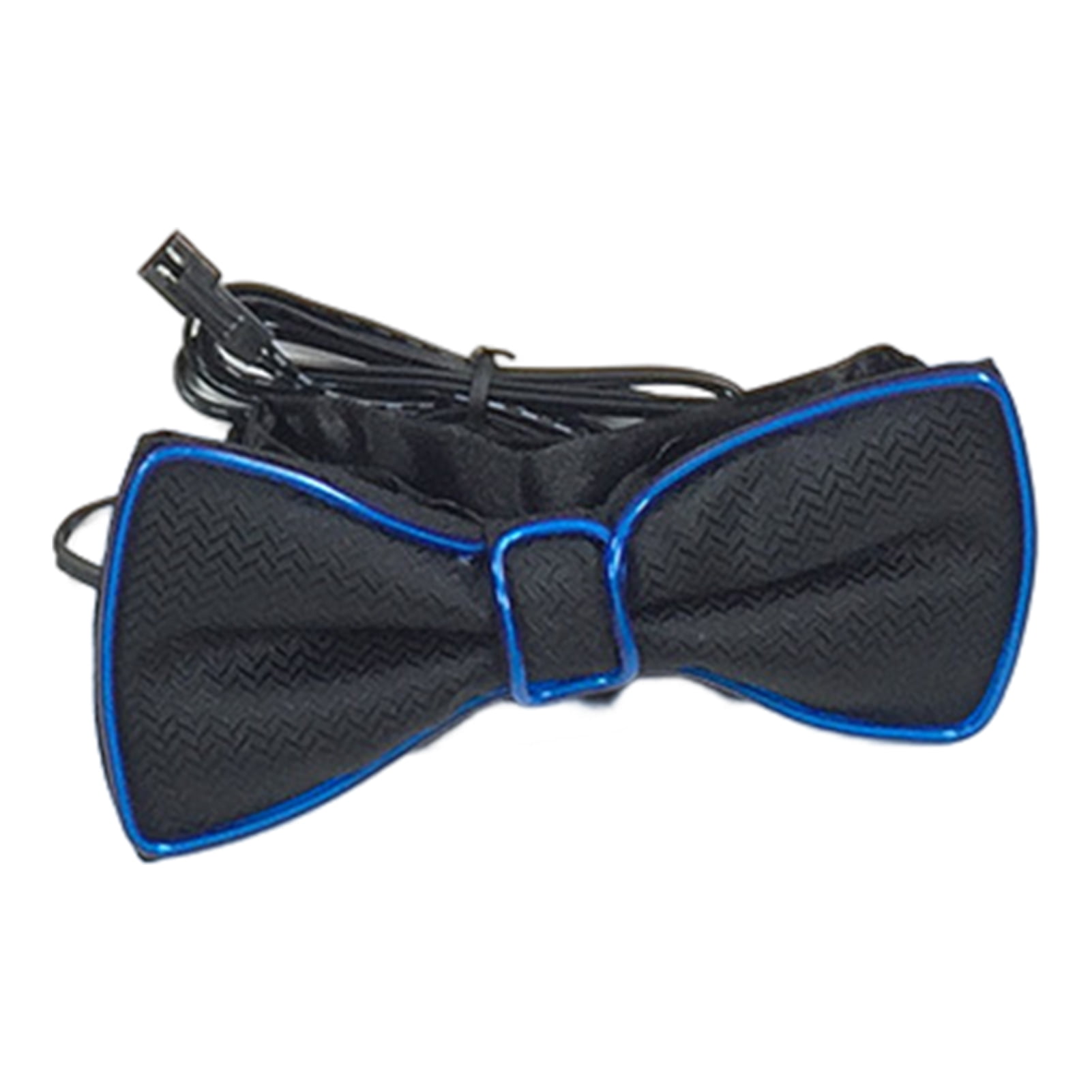 Farfi LED Light Up Bow Tie with Flashing Modes Adjustable Long-lasting ...