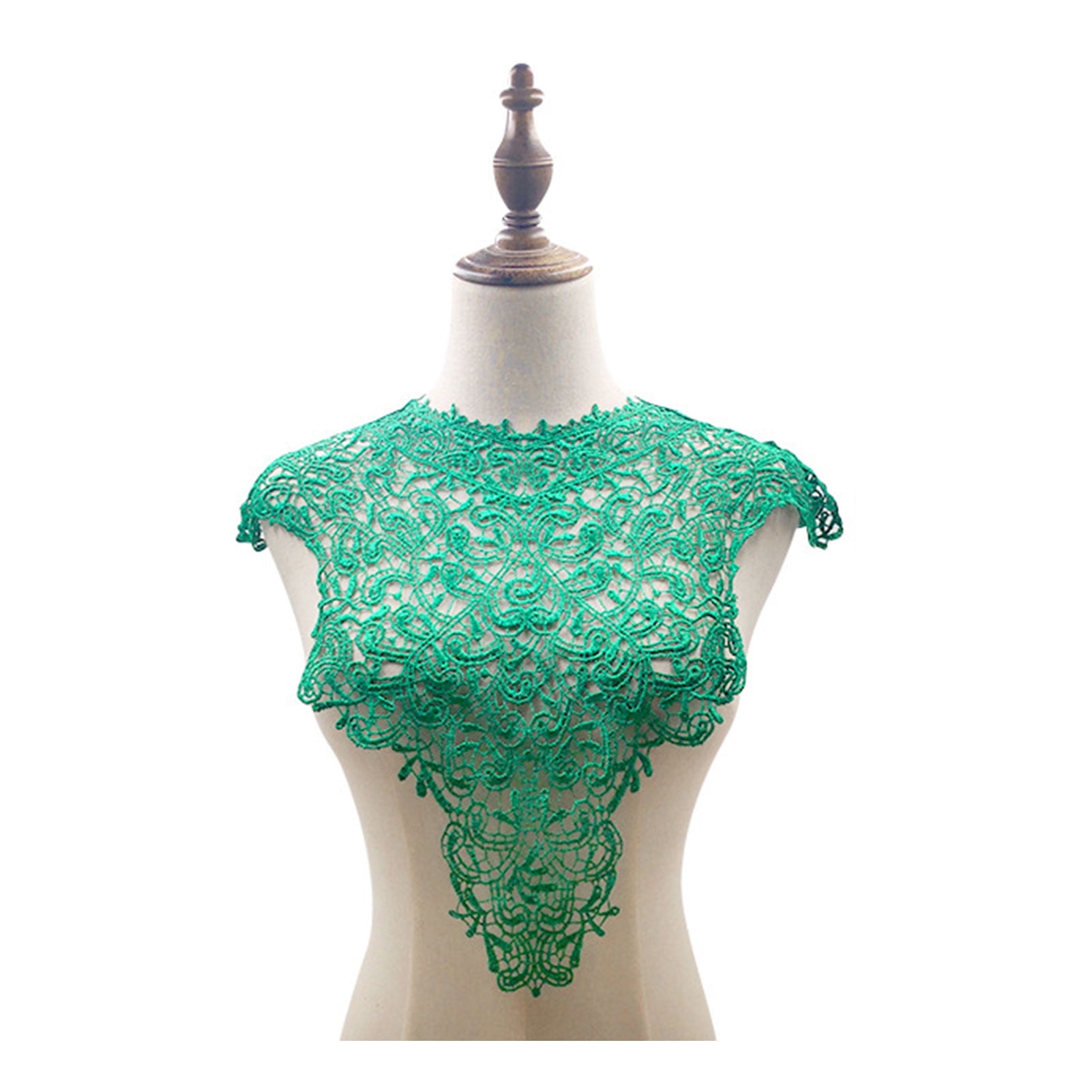 Farfi Lace Fake Collar Embroidered Corsage Hollow Design Big Flowers ...