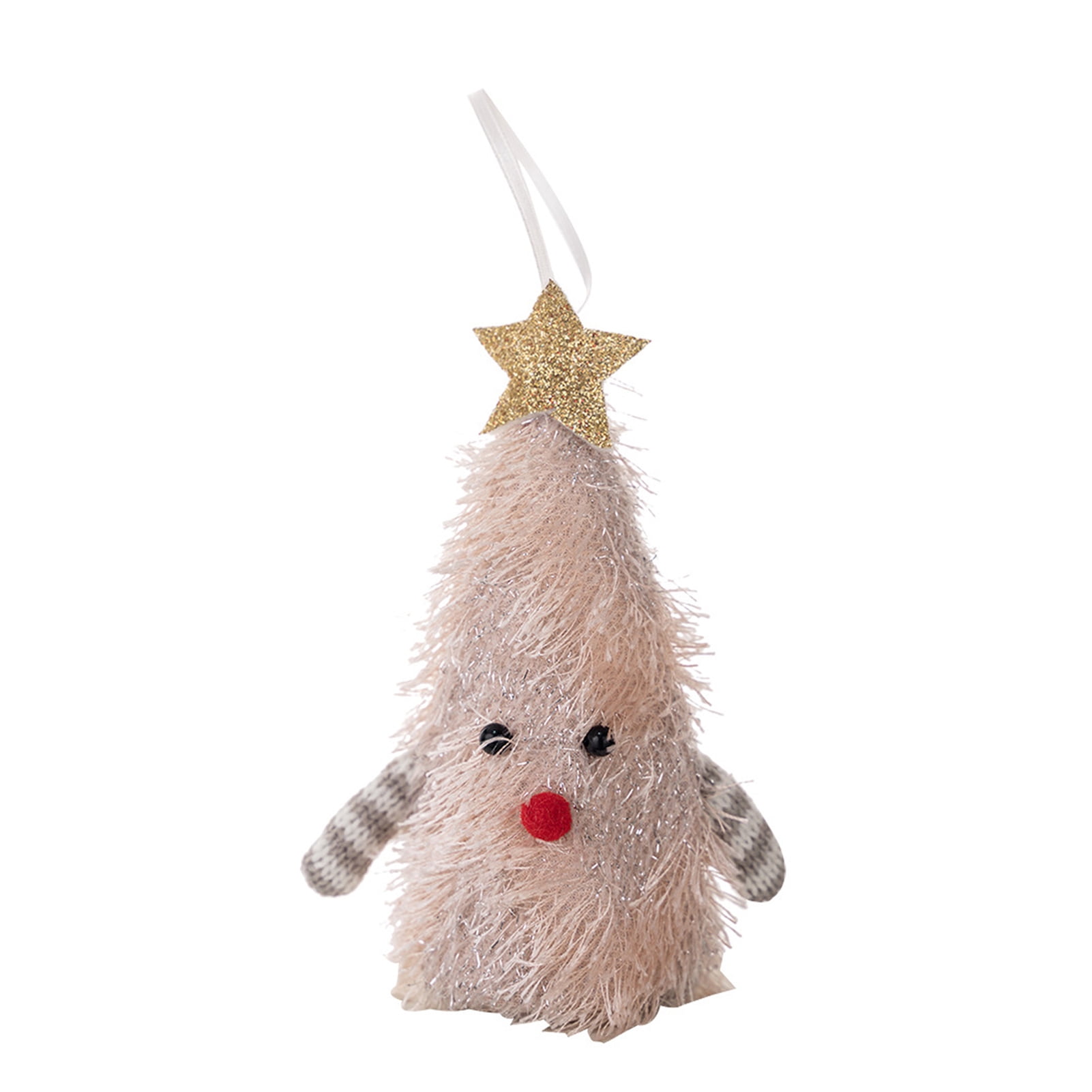 Farfi Light-up Plush Christmas Tree Doll Decoration Stuffed Fluffy Xmas ...
