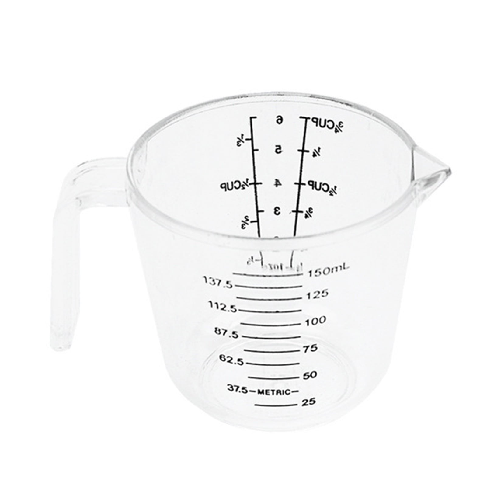 Farfi Measure Liquid Jug Transparent Ergonomic Handle Food Grade Large ...