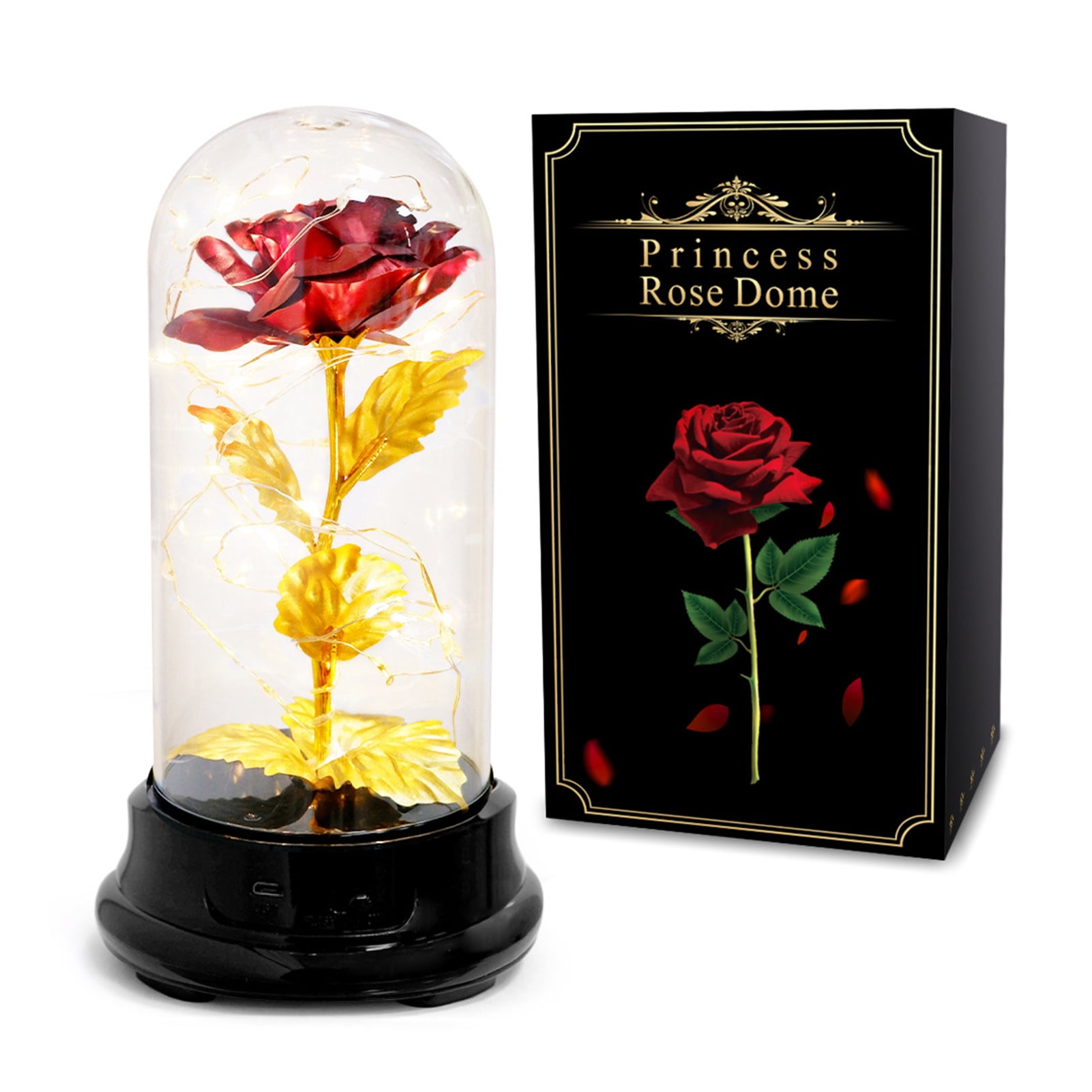 Farfi Memorable Flower Dome Light Widely Use PC Rose LED Dome String ...
